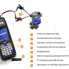 Honeywell MCT404 hand-held HART and DE communicator
