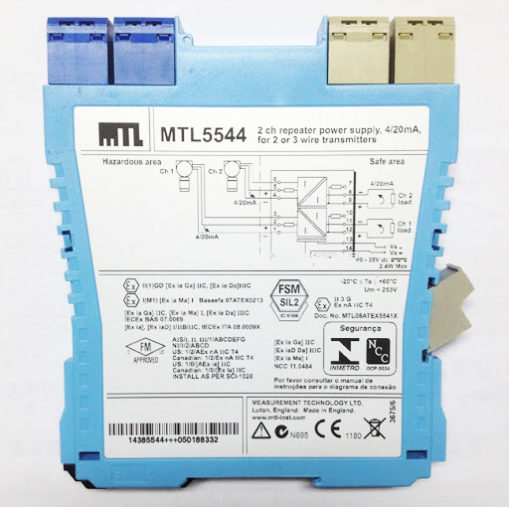MTL5544 ATEX (4-20mA) isolation (dual channel)