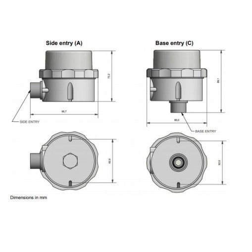 Status DM650XTM ATEX Temperature Gauge - Process Instrumentation